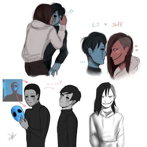 Ej X Jeff Sketches By Blaye Art On Deviantart