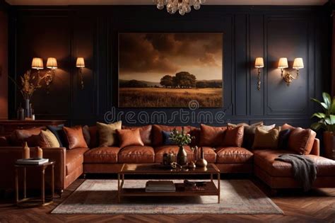 Modern Classic Elegant Luxury Room Interior With Sofa And Furniture