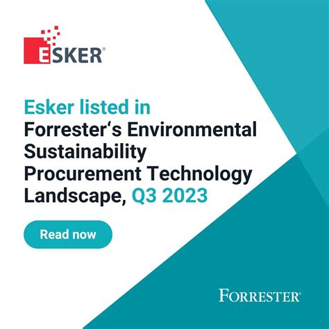 The Environmental Sustainability Procurement Technology Landscape Q3
