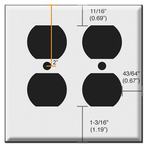 Outlet Plate Dimensions