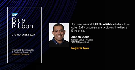 Amr Abdel Maksoud On Linkedin Sapblueribbon