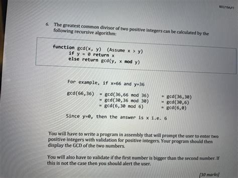 Solved 5 Translate The Following Statement Into Assembly