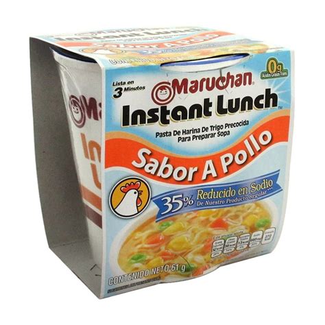 Sopa Instant Nea Maruchan Reducida En Sodio Sabor A Pollo G Walmart