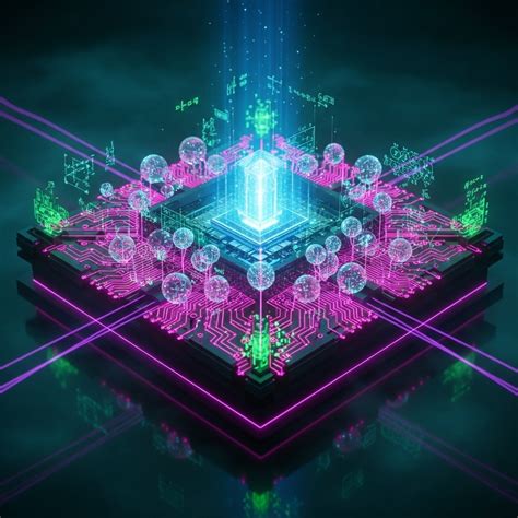 Free Quantum Computing Core Image Quantum Computer Processor Download At Stockcake