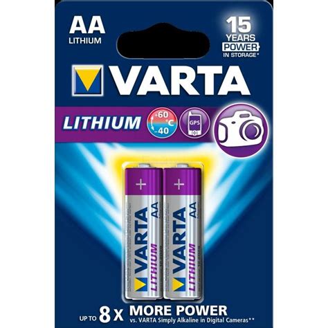 ᐉ Батарейки Varta Professional Aa Lithiumlr 06 2 шт 6106301402
