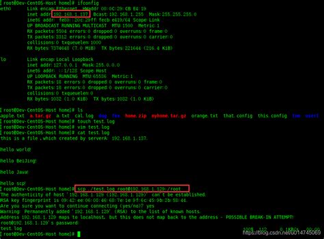 Linux进阶之路————scp指令介绍与演示linux Scp 是界面的么 Csdn博客
