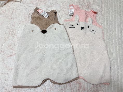유아수면조끼 겨울용 핑크토끼 새제품 반값택포 출산육아용품 중고나라