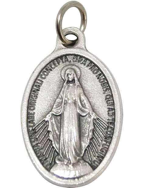 MEDAGLIA MIRACOLOSA ARGENTO DA CM MADE IN ITALY ITALIA REGALO