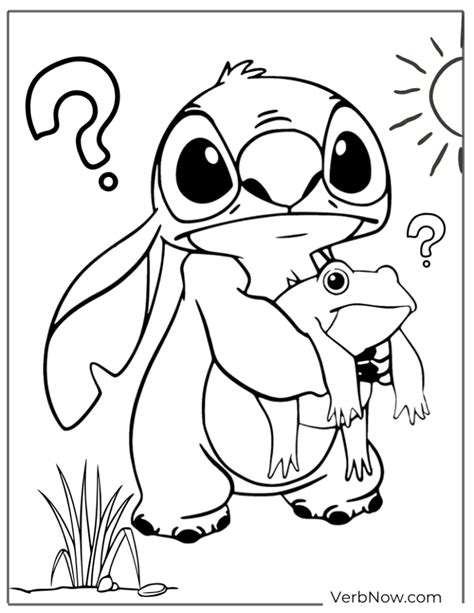 Free Stitch Coloring Pages For All Ages Printable Pdf