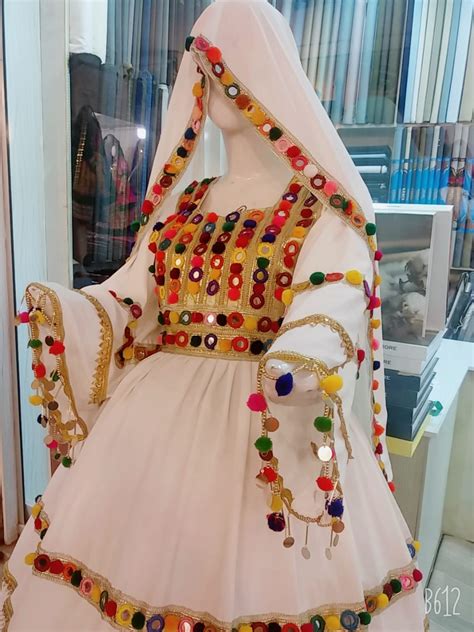 Spring White Afghan Dress Seengar Fashion