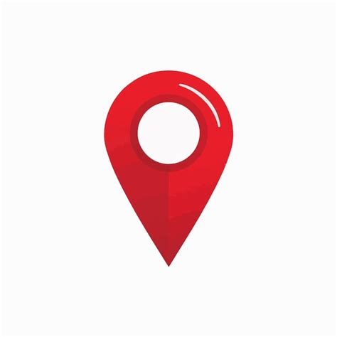Premium Vector Red Pin Location