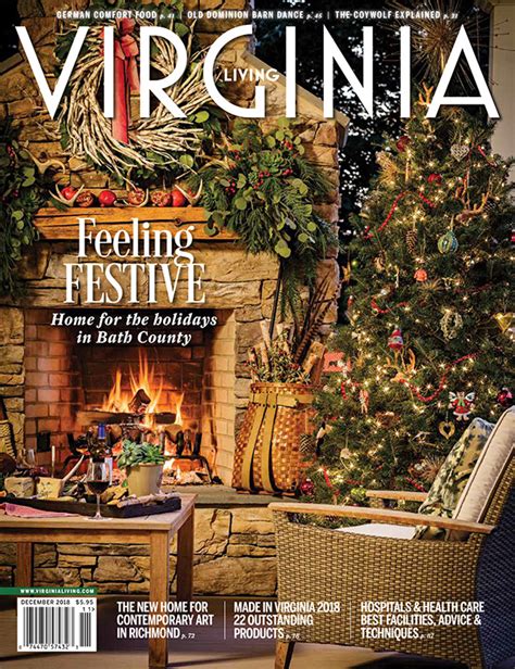 Virginia Living Magazine Cover Feature Dec 2018 On Behance