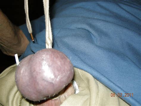 Cbt Hang Body By Balls Using Sneaker Lace Porn Pictures Xxx Photos