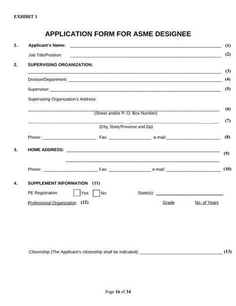 Pdf Application Form For Asme Designee Dokumen Tips