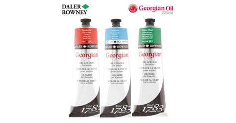 Купить масляные краски Daler-Rowney Georgian, туба 225 мл. в магазине ...