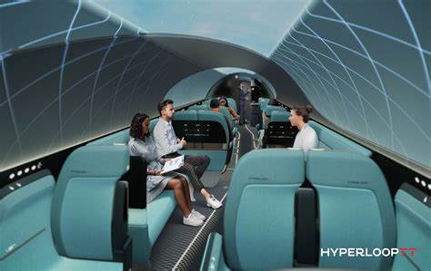 Hyperlooptt Unveils Full Scale Passenger Capsule With Advanced