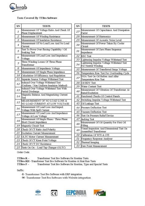 Transformer Testing And Report Generation Software In Thane Id