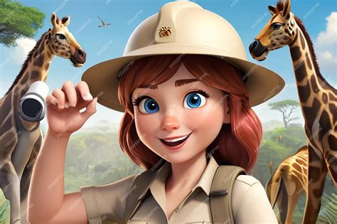 Premium Photo Wild Adventures With Silly Safari Guide Sophie