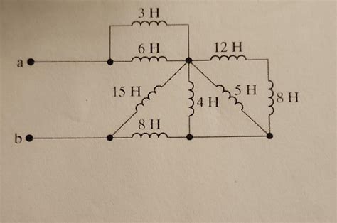 Solved 2 Find The Equivalent Inductance In The Given Chegg