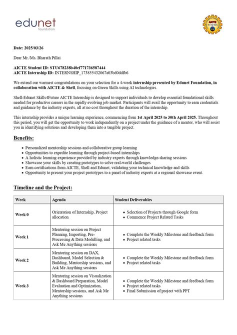 Internship Greenskills Innovation Designthinking Machinelearning