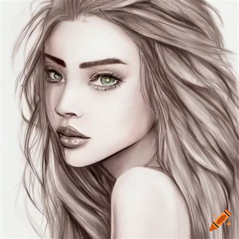 Beautiful Girl With Red Hair And Green Eyes On Craiyon