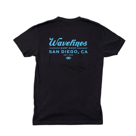Cursive S S Wavelines Surf Shop
