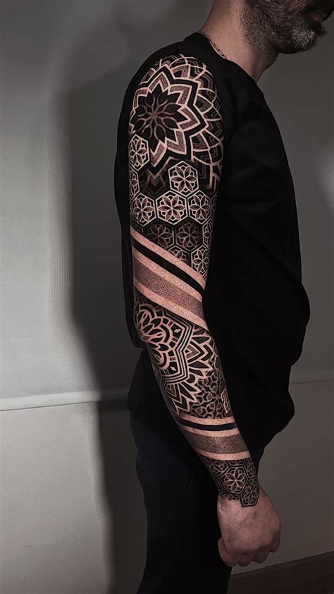 Blanca Meret Geometric Tattoo Sleeve Designs Geometric Mandala Tattoo Geometric Sleeve Tattoo