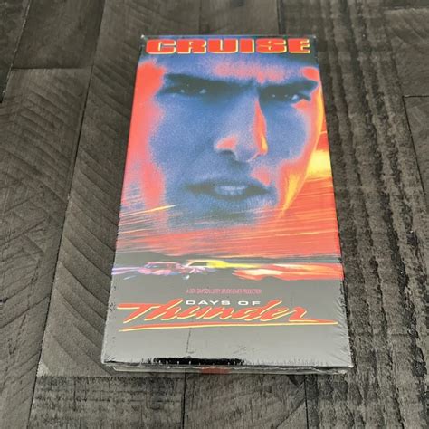 Days Of Thunder Vhs 1990 Tom Cruise New Sealed Paramount £2350