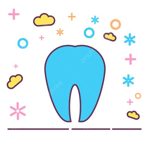 Tooth Medical Vector Hd Images Mbe Style Medical Tooth Simple Icon