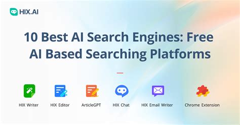 10 Best AI Search Engines Free AI Based Searching Platforms HIX AI
