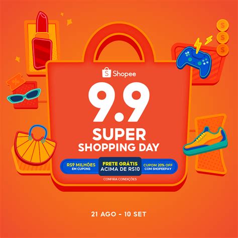 Super Shopping Day R Milhões em Cupons e Frete Grátis Shopee Brasil