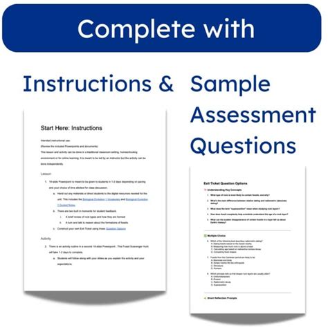 Fossil Record And Geologic Time Ngssteks Evolution Lesson Activity