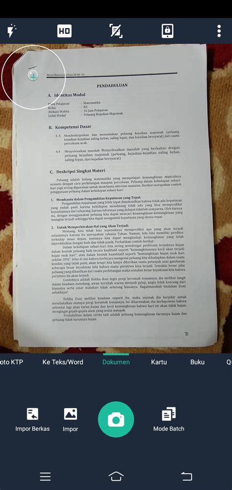 Cara Mudah Scan Dengan Hp Menggunakan Aplikasi Camscanner