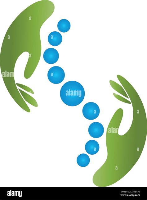 Hands Spine Massage Orthopedics Logo Stock Vector Image And Art Alamy