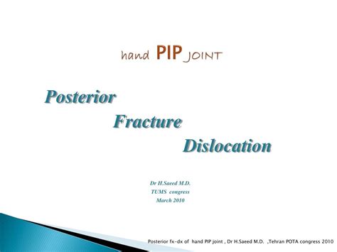 PPT Hand PIP JOINT PowerPoint Presentation Free Download ID 5057902
