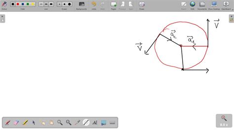 solved an object moves in a circular path at a constant linear speed