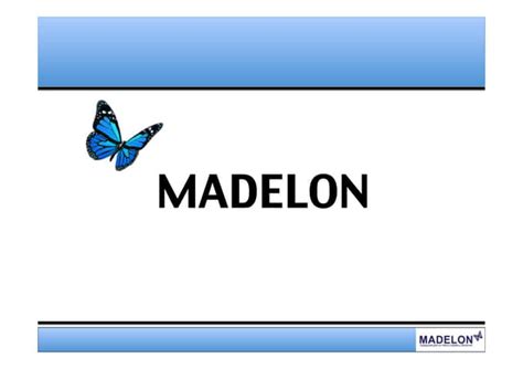 Madelon Info Ppt