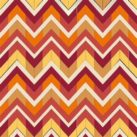 Chevron Seamless Pattern Premium Ai Generated Vector