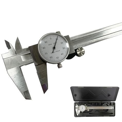 6 Inch Dial Caliper Mfqnenlk 4 Way Measurement Calipers 0 001 Accuracy Imperial Shockproof