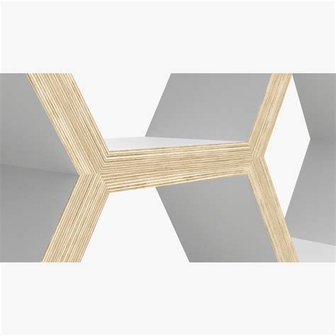 Wooden Shelf Modular Minimalistic 3d Model Download Shelving On