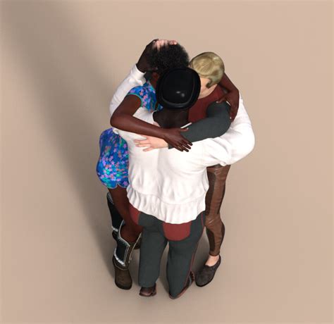 Molly Gus And August 3d Render Digital Art By Lukon