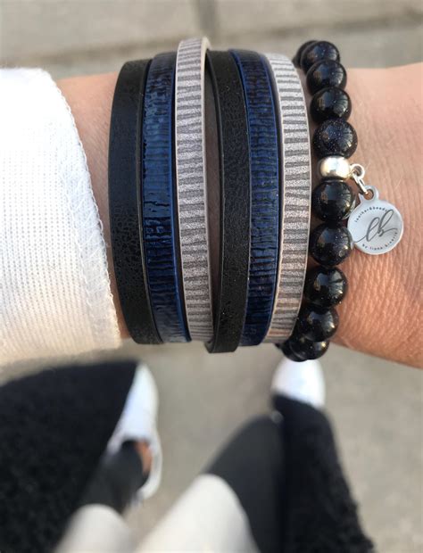 Ādas Rokassprādzes Un Leatherandbeads By Liene Binerte