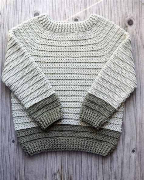 Rustic Ridges Sweater Free Crochet Pattern Artofit