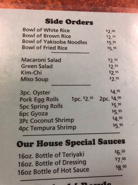 Updated Menu 🥳 Soy Grill Teriyaki Mall 205