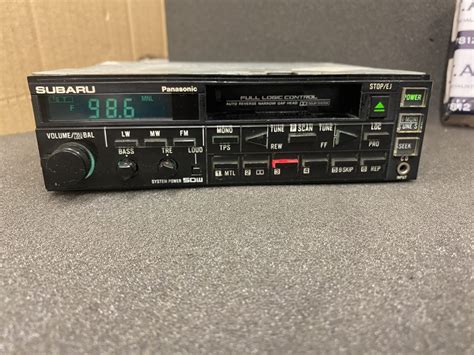 Old Classic Panasonic Subaru Car Radio Cassette Player Rare Model Jt