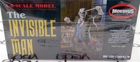 18 Scale Hg Wells The Invisible Man Plastic Model Kit Moebius Models 903 707600109033 Ebay