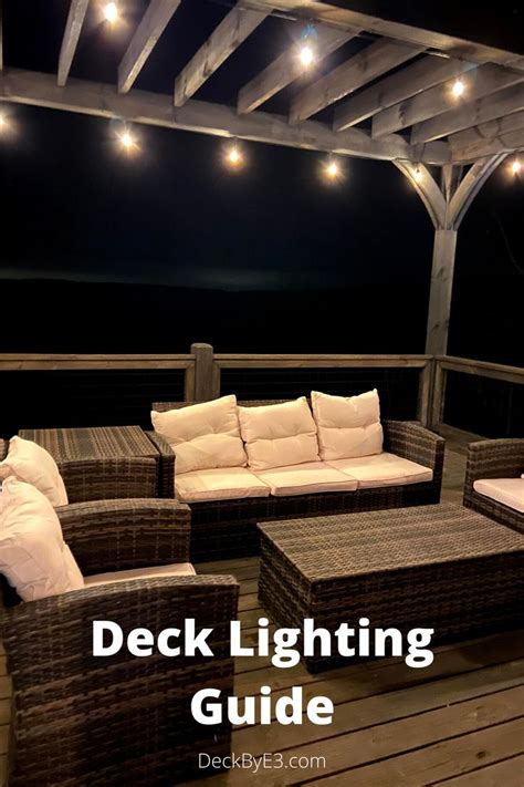 Overhead Deck Lighting Guide And More Deck Lighting Deck Design