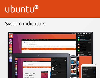 Ubuntu System Indicators Behance