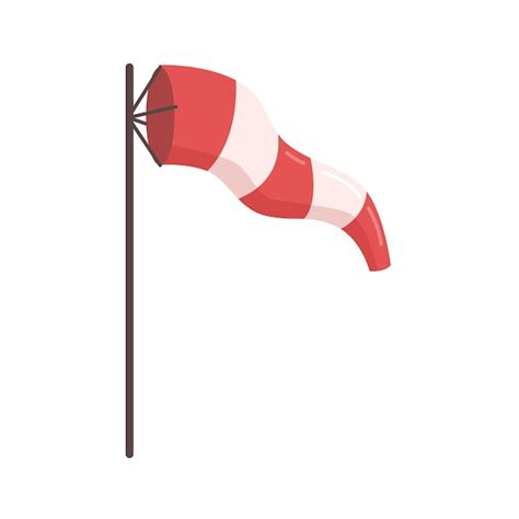 Premium Vector Wind Speed And Direction Chart Flag Pole Windsock
