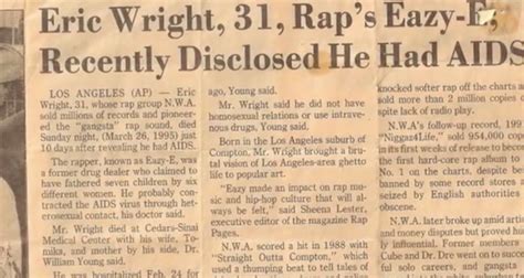 Who Gave Eazy E Aids Allegations Of A Cover Up Continue